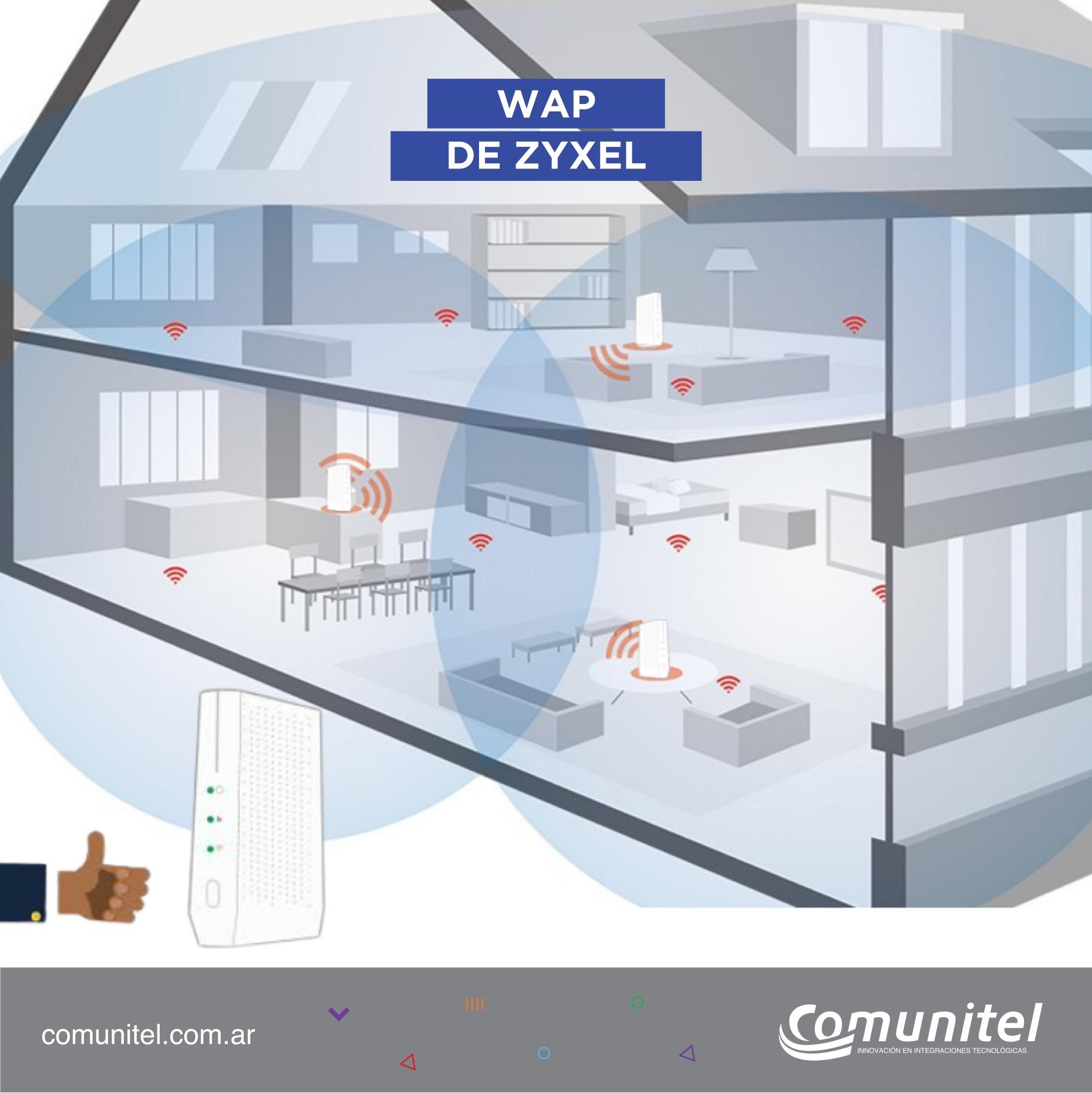 WAP DE ZYXEL, EQUIPO WIFI MESH DE COBERTURA COMPLETA. – Comunitel